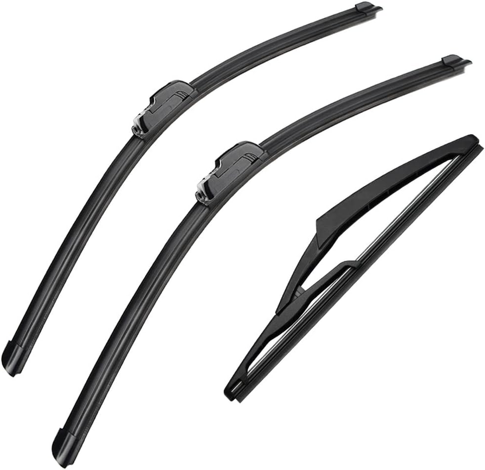 Amazon.com: 3 Wipers 19" 18" 10" Front And Rear Replacement Fit for ...