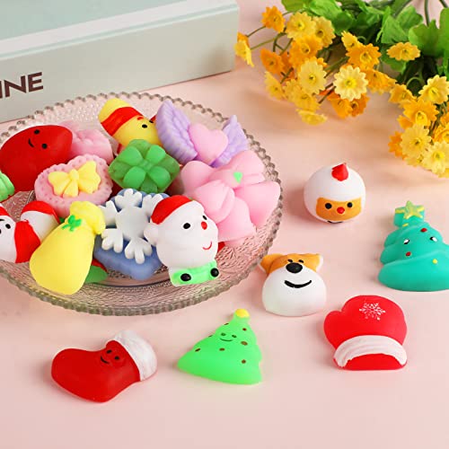 Snapklik.com : KINGYAO Squishy Fidget Toys, Mini Mochi Squishies 24 Pcs ...