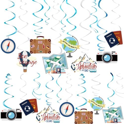 Amazon.com: Fun Time Travel Theme Hanging Swirl Birthday Party ...