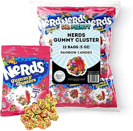 Amazon.com: Nerds Gummy Cluster 5oz (12 Bags) - 3.75 Pounds of Original ...