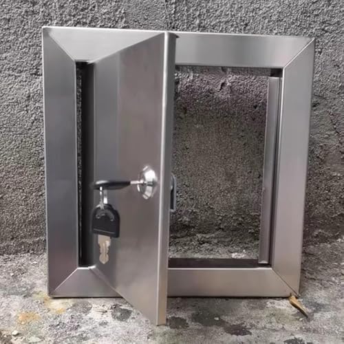 Stainless Steel Access Panel with Lock & Keys - 6x6 to 18x28in Wall ...
