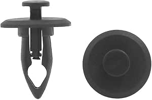 Amazon.com: 50Pcs Black Plastic Splash Guard Moulding Bumper Clips ...