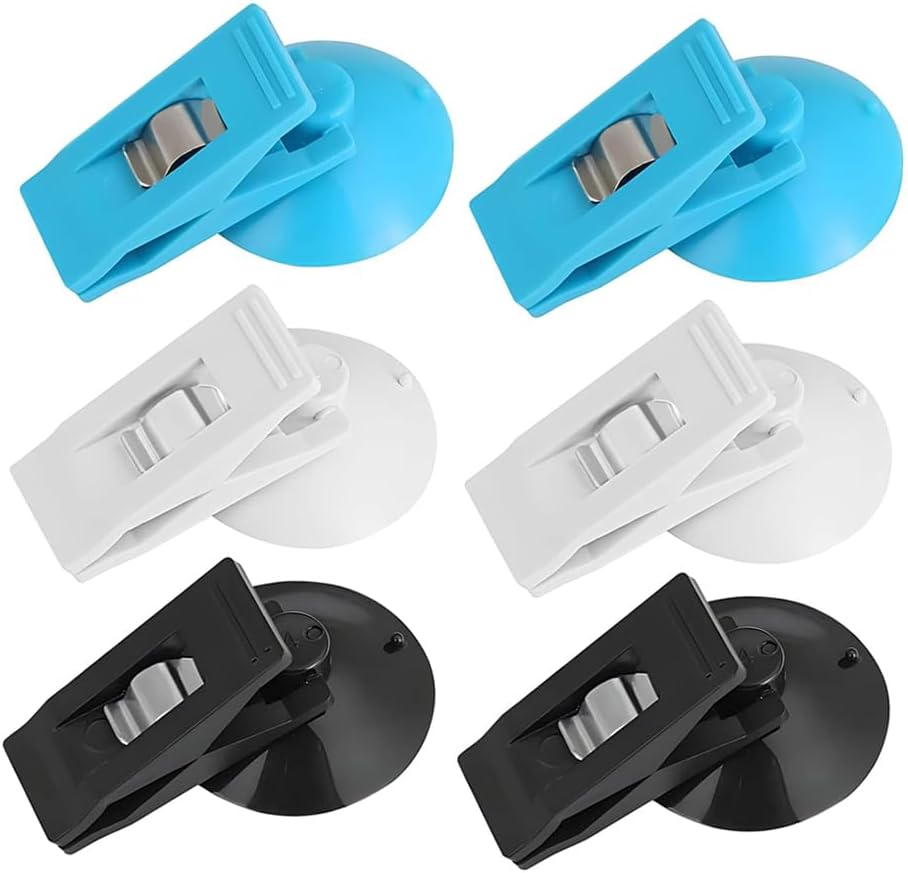 Amazon.com: Patelai 16 Pieces Suction Cup Clips Plastic Round Window ...