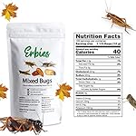 Erbies Edible Bug Mixed Trail Mix, 15g Bag, Seasoned and Crunchy ...