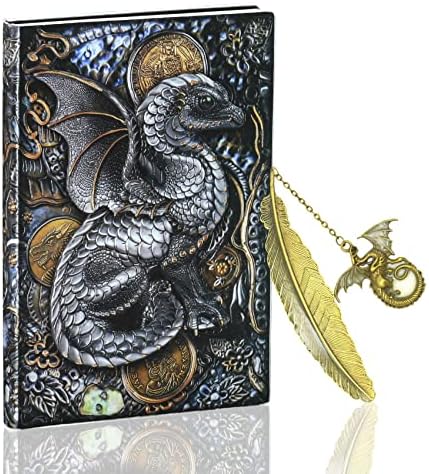 Amazon.com : 3D Dragon Eye Embossed Journal,Resin Engraving Notebook ...