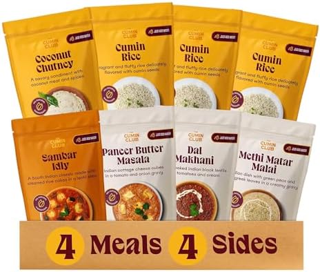 Amazon.com: The Cumin Club Vegetarian Indian Meal Kit - Irresistibly ...