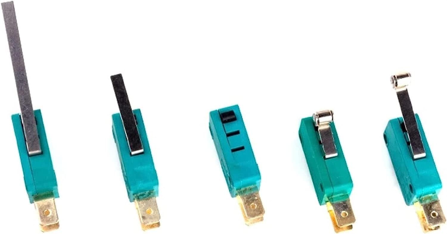 ZZZZS Limit Switch 5Pcs Micro Limit Switches 16A 250V 125V NO+NC 6.3mm 3 Pins SPDT Micro Switch ...