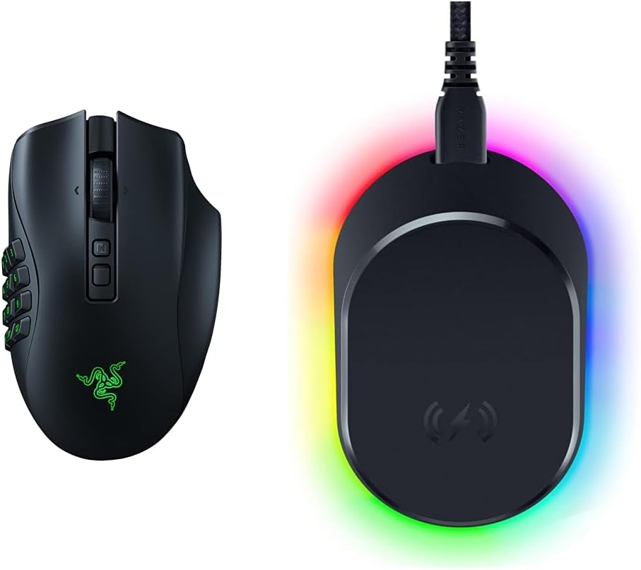 Razer Naga V2 Pro - Kabellose MMO-Gaming-Maus Schwarz: Amazon.de: Games