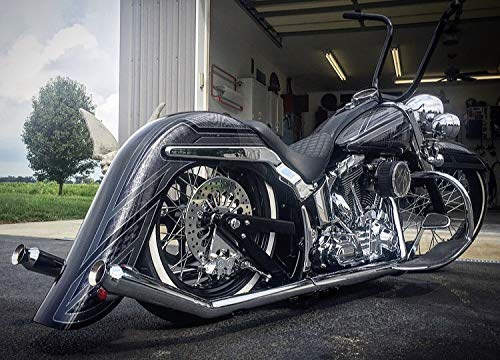 Harley Davidson Softail Classic Heritage Chicano Cholo 6 Stretched Rear ...