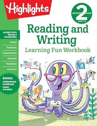 Amazon | Second Grade Reading and Writing (Highlights Learning Fun ...