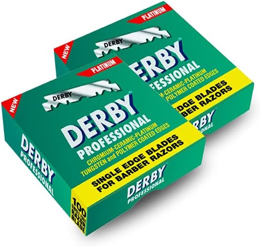 Amazon.com: Derby Professional Single Edge Razor Blades, 100 Count ...