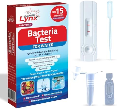 Coliform Bacteria Water Test Kit for E. coli, Salmonella, Legionella ...