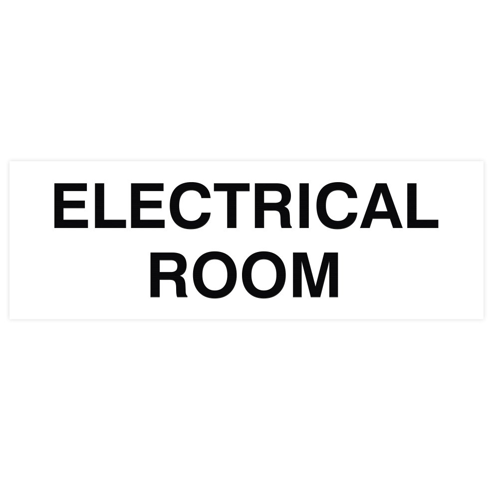 Amazon.com: All Quality Basic Electrical Room Door/Wall Sign | Durable ...