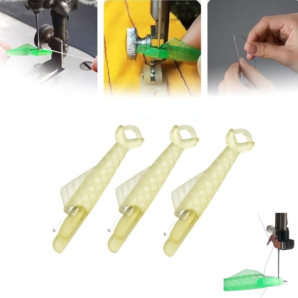 Amazon.com: Fish Mouth Sewing Machine Needle Threader,2024 Upgraded ...