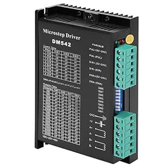 Amazon.co.jp: stepper driver microstep driver black microstep driver stepper motor driver 2 ...