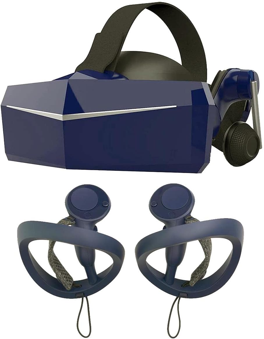 Amazon.co.jp: Pimax 8K X VRヘッドセット デュアルネイティブ4K解像度 200度FOV アップグレードされたデラックスオーディオDASストラップ ソードコントローラ ...