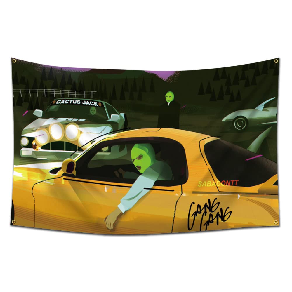JACKBOYS Flag Travis Scott Poster Top Rapper Music Album Banner Wall ...
