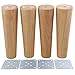 8inch Sofa Legs 4PCS Oak Wood Color Tapered Reliable Wood Furniture ...