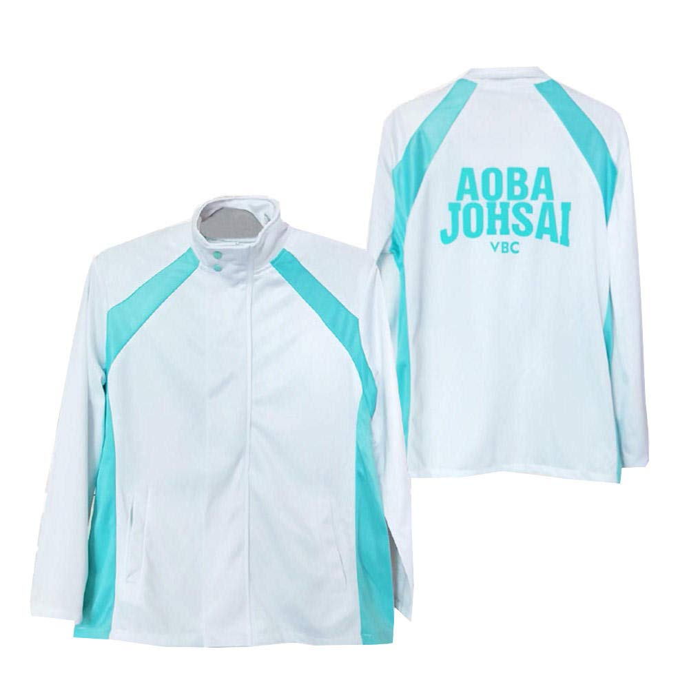 Buy Haikyuu Aoba Johsai Volley Ball Team Jacket Pants Cosplay Costume ...