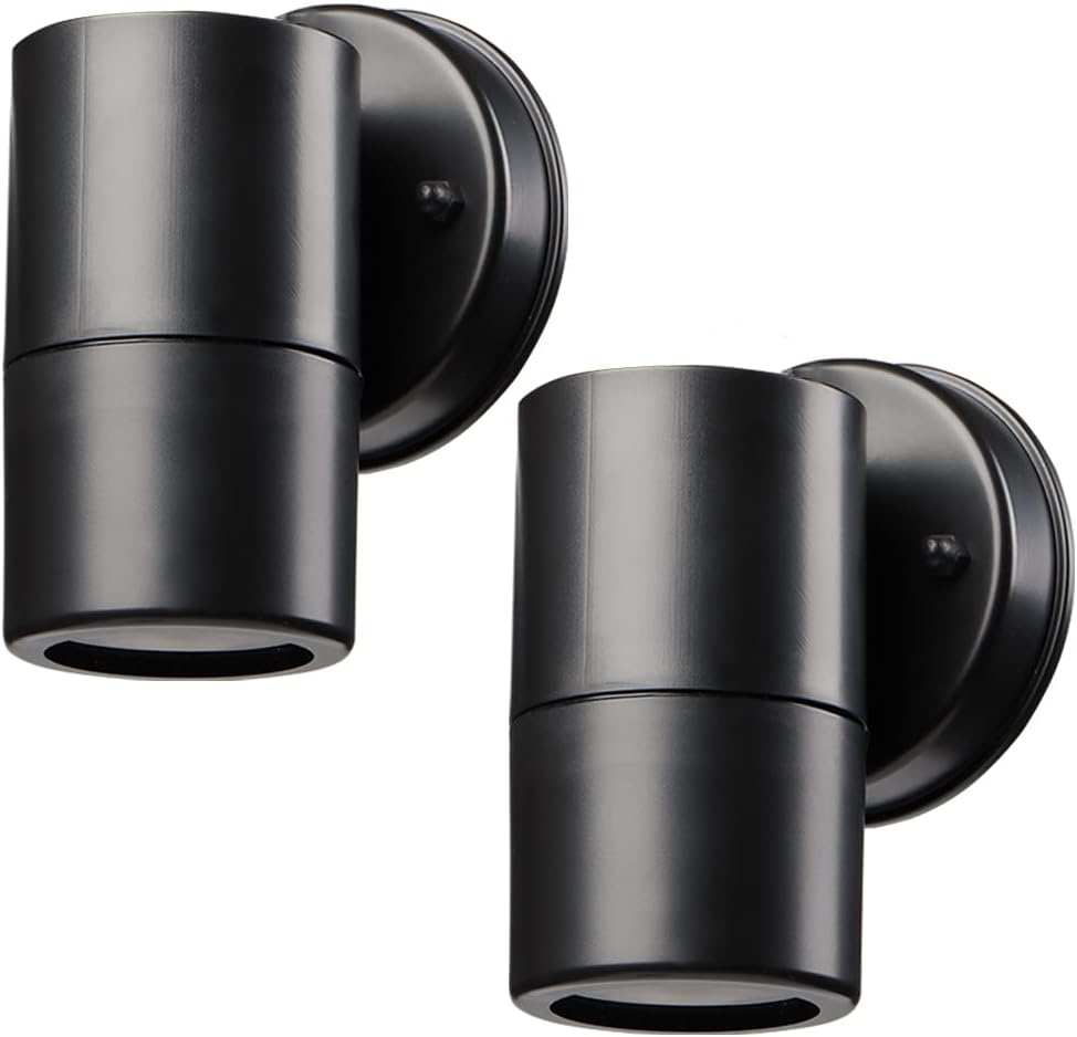 Luceco Eco Exterior Decorative Wedge LED Wall Light, 11 x 9.5 x 5.2 cm ...