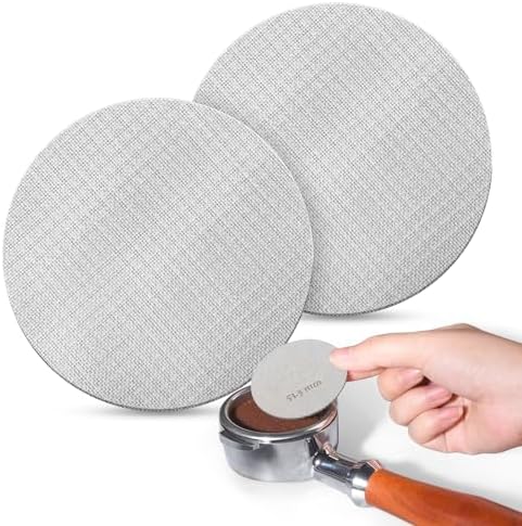 Espresso Puck Screen, 2 Pcs Stainless Steel Coffee Filter Mesh Plate ...