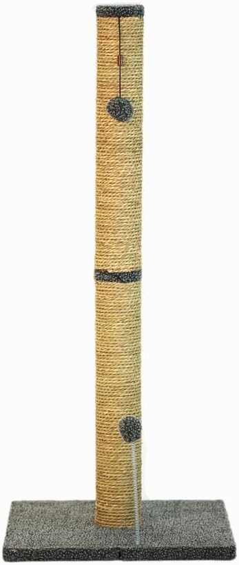 Amazon.com : Cat Craft Sea Grass Scratch Post 36" | Cat Scratcher Post ...