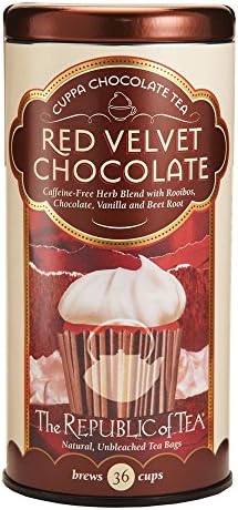 Amazon.com : The Republic of Tea, Red Velvet Cuppa Chocolate Tea Bags ...
