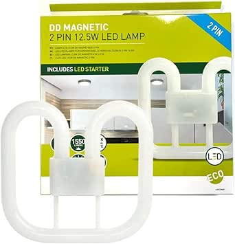 FNX Luceco 2D Magnetic 2-Pin LED Lamp | 12.5W = 28 Watt Equivalent ...
