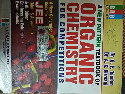 Buy GRB A Textbook of Organic Chemistry (Vol - 1 & Vol - 2) for JEE ...