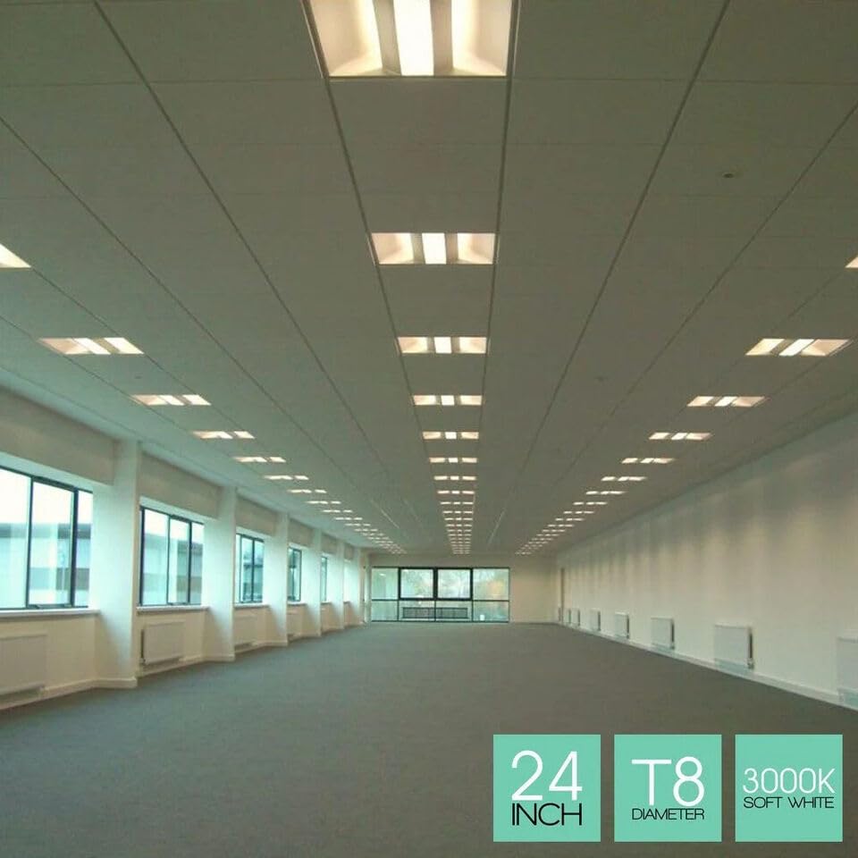 LED T8 Light Tube 4FT,5FT, Daylight White 5000K, Dual-End Powered ...