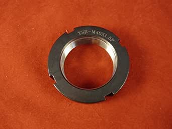 Amazon.com: Yinsh Precision Bearing Locknut YSR-M40x1.5P (Turning- Red) : Industrial & Scientific