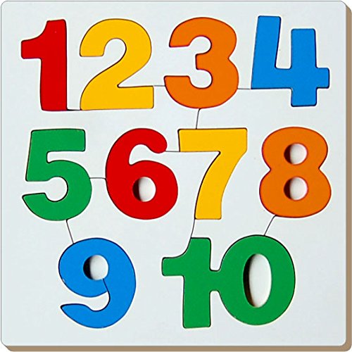 Buy Tomafo Number Inset Tray Puzzle-1 to 10 Online at Low Prices in ...
