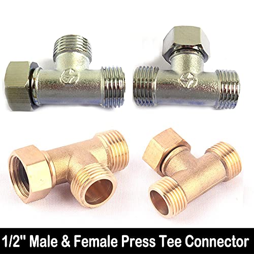Snapklik.com : 3 Way Pipe Connector 1/2" T-Shape Equal Male & Female ...