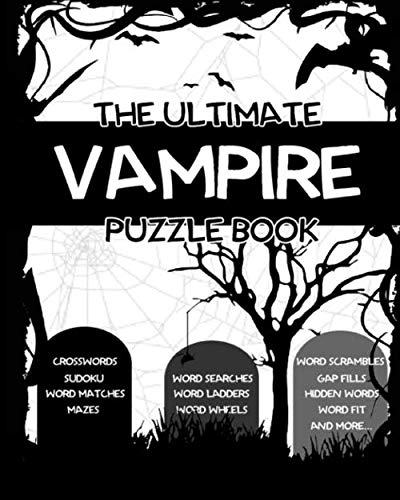 The Ultimate Vampire Puzzle Book Crosswords Word Scrambles Sudoku Word ...