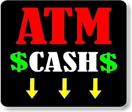 Amazon.com : ATM CASH ARROWS NEON Aluminum Composite Sign, 15"x18 ...