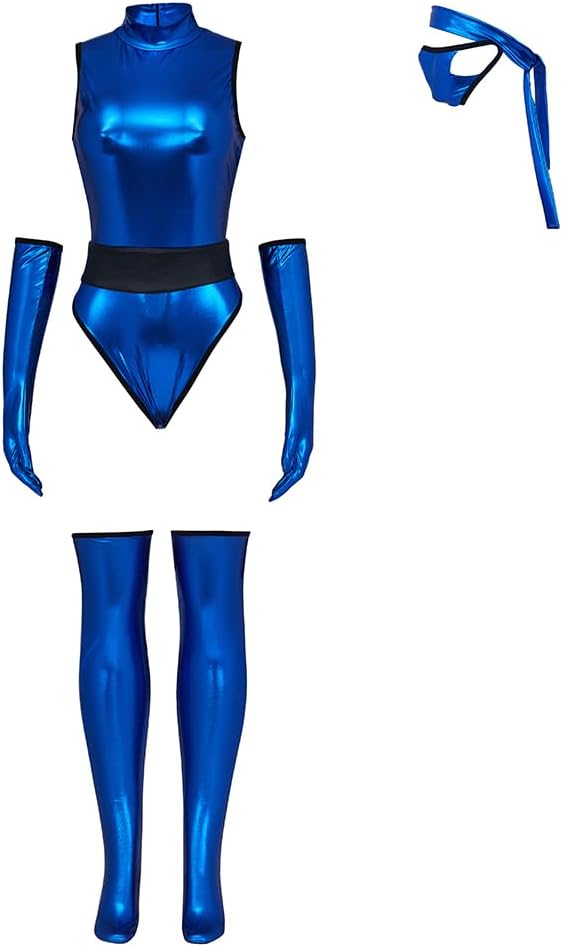 RocailleCos Mortal MK Kitana Cosplay Costume Female Nepal | Ubuy