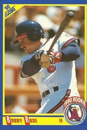 Amazon.com: 1990 Score Baseball Card #604 Bobby Rose : Collectibles ...