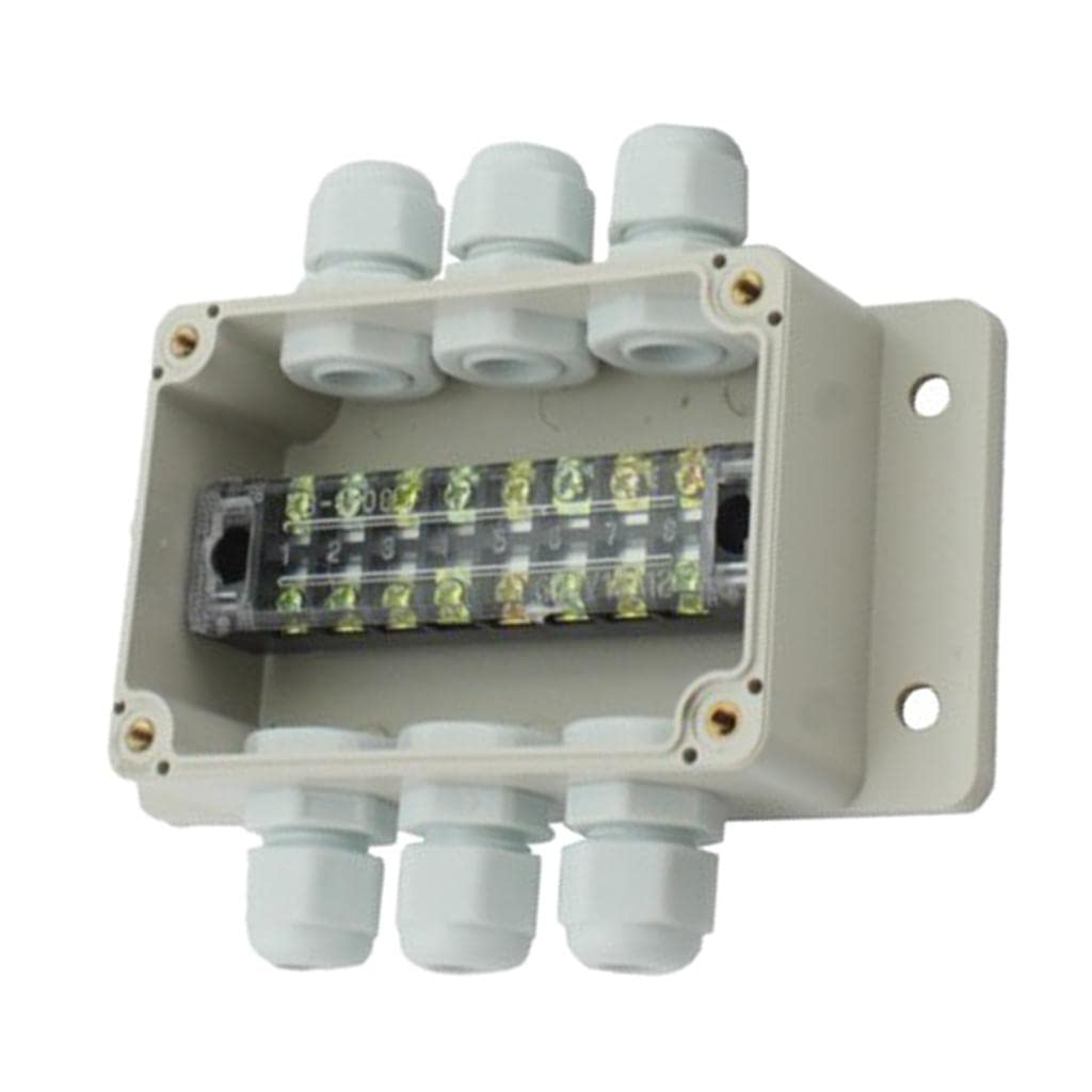 IP66 Waterproof Electrical Junction Box Cable Glands 132x69x50mm 3 in 3 ...