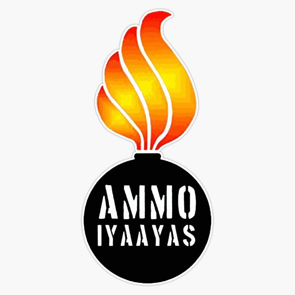 Amazon.com - Ammo IYAAYAS Window Bumper Sticker Decal 5"