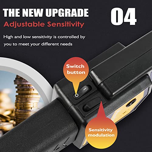 Snapklik.com : Handheld Metal Detector Security Wand Metal Nail ...