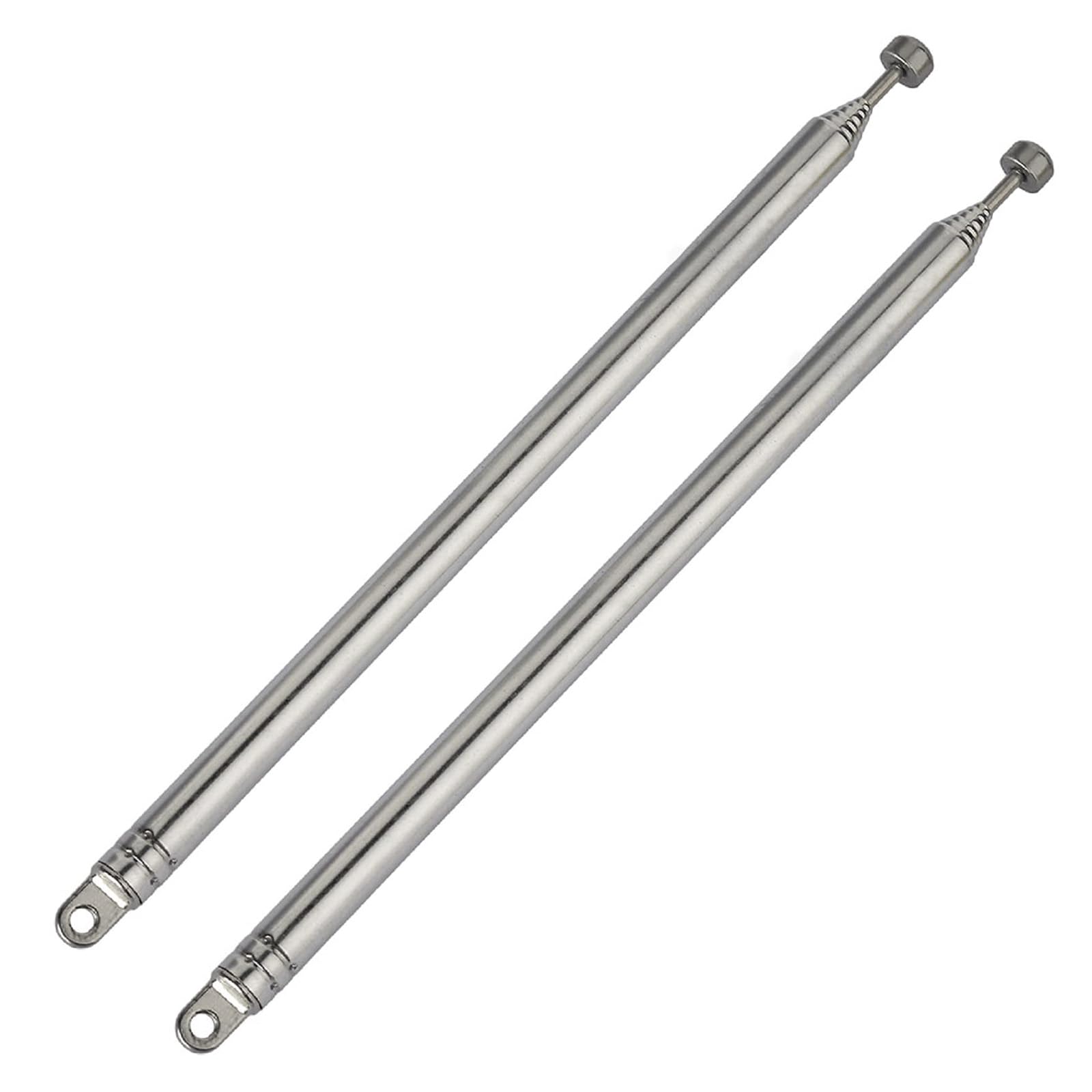 2pcs Telescopic Antenna 7 Sections Telescopic 76cm AM FM Antenna ...