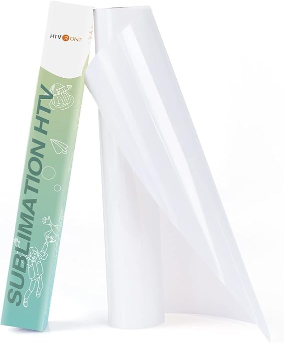 HTVRONT Clear HTV Vinyl for Sublimation - 12" X 5FT Upgraded Matte ...