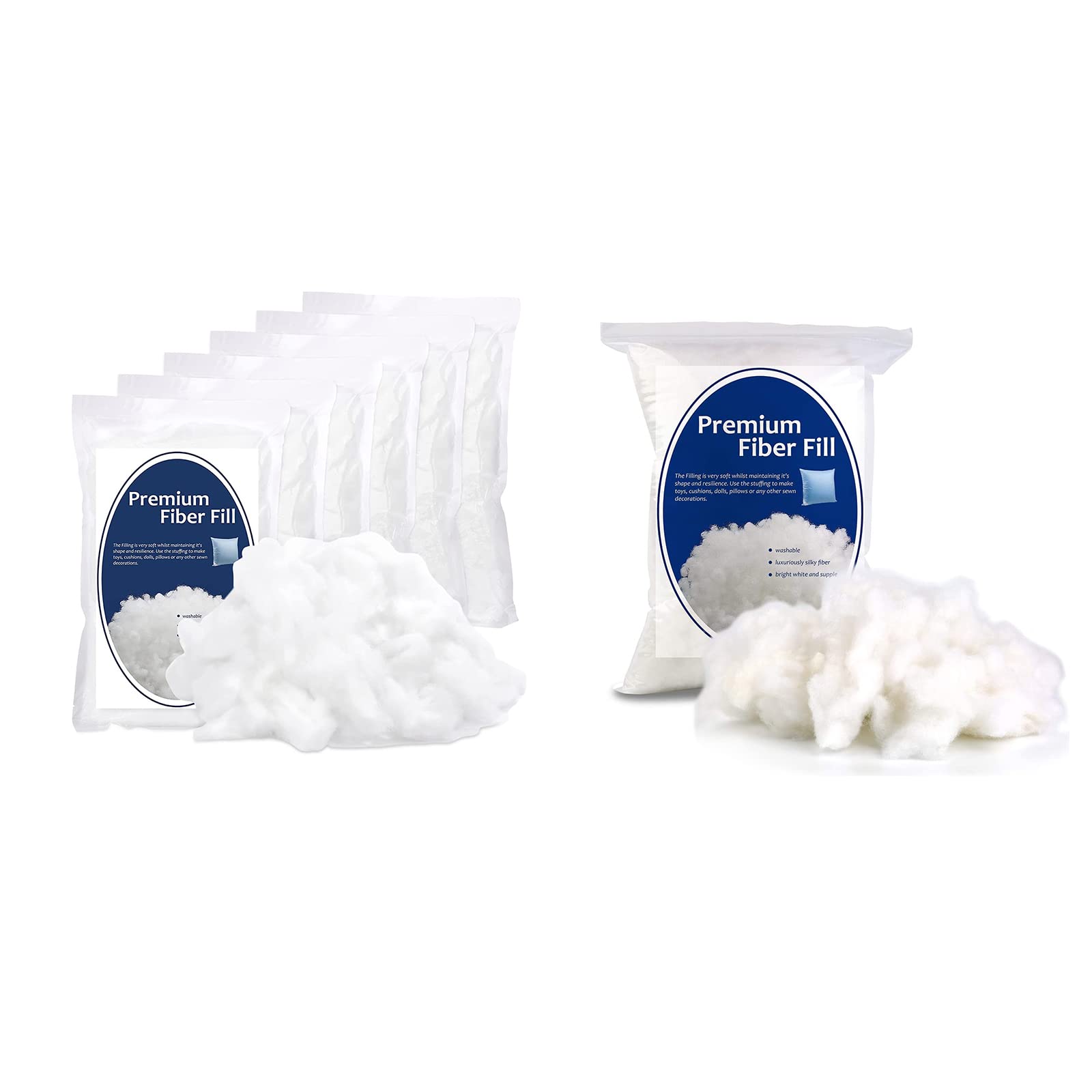 Amazon.com: 900g/31.74oz Polyester Fiber Fill, Premium Fiber Fill ...