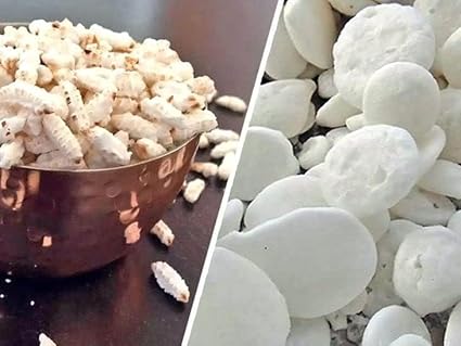 Diwali Poojan Kheel/Puffed Rice with Batasha Mix (200gm) Kheel Batasha ...