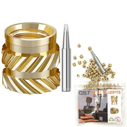 130 PCS M3 Threaded Inserts M3x4x5 mm Heat Set Inserts for 3D Printing ...