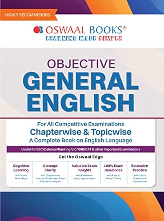 Oswaal Objective General English For All Competitive Examinations ...