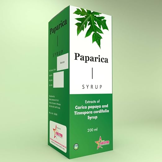 Buy Nuestra 200 ml Paparica Syrup for Platelet Count | Platelet Count ...