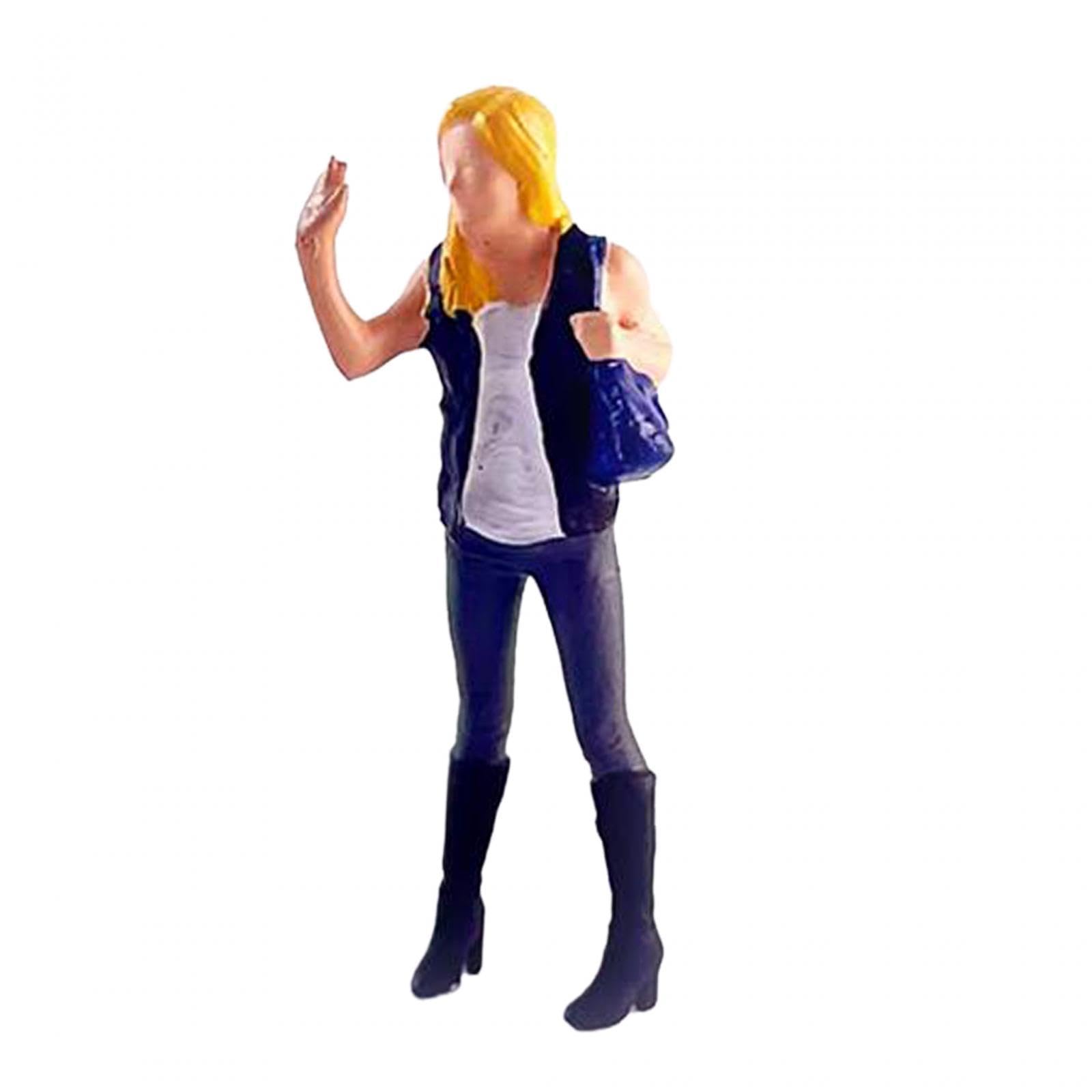 Amazon | Perfk 1/64 フィギュア モデル ジオラマ 列車 建築レイアウト 装飾 S ゲージ 映画小道具 マイクロ風景 樹脂製フィギュア 装飾, 女性 | 鉄道模型 通販