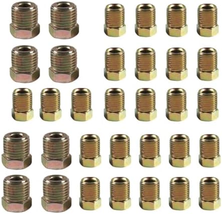 Amazon.com: 35PCS Threads Brake Line Fittings Assortment Kits, Carbon ...