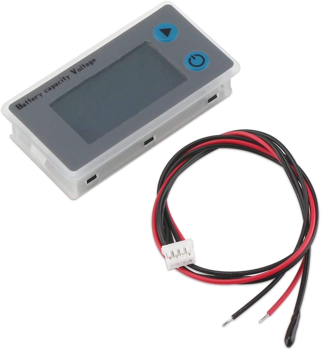 Snapklik.com : Battery Monitor 2pcs, 10-100V Digital Battery Capacity ...